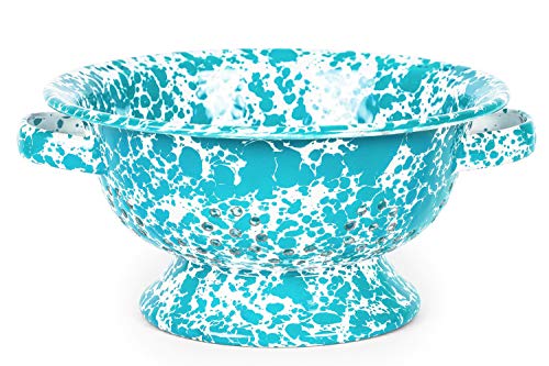 Berry Colander, 8", Turquoise Marble – Kolorful Kitchen