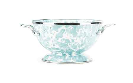 Petite Colander, 1 Quart, Sea Glass Swirl – Kolorful Kitchen