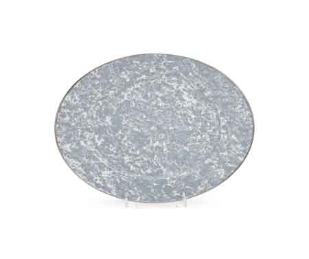 Gray Swirl Oval Platter – Kolorful Kitchen